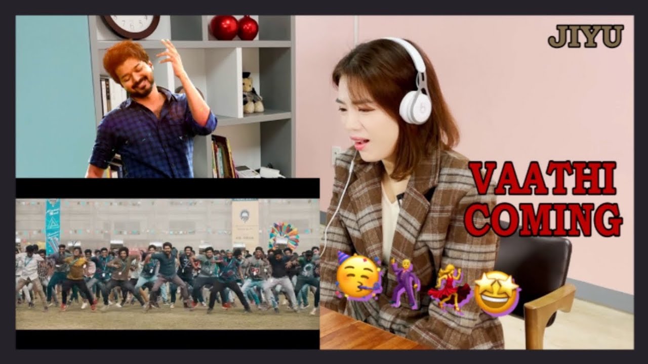 REACTION! Master - Vaathi Coming Lyric | Thalapathy Vijay | 한국인 바티 커밍 ...