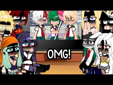 Pro heroes react to lollipop! 🍭 || mha/bnha || Gacha Club/Life || my AU || 