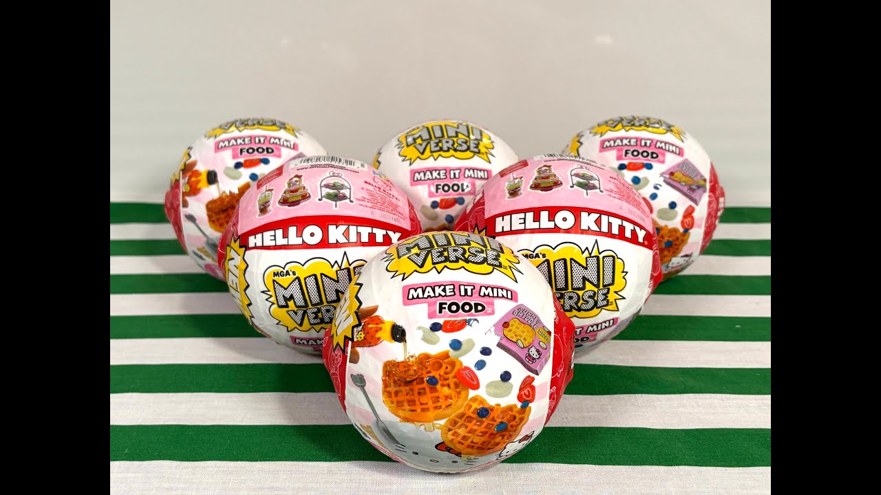 Unboxing Miniverse Hello Kitty Make It Mini Food! - YouTube