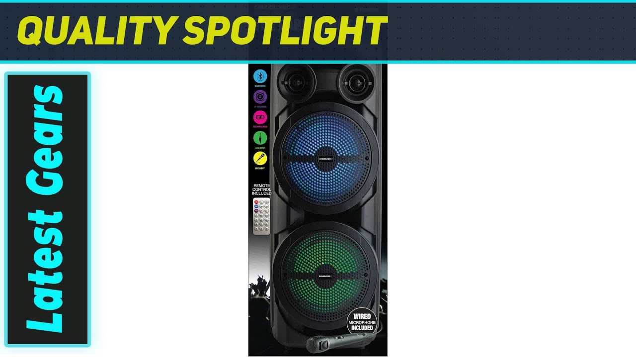 SoundLogic XT Paramount Double Eight: Best Party Speaker? - YouTube