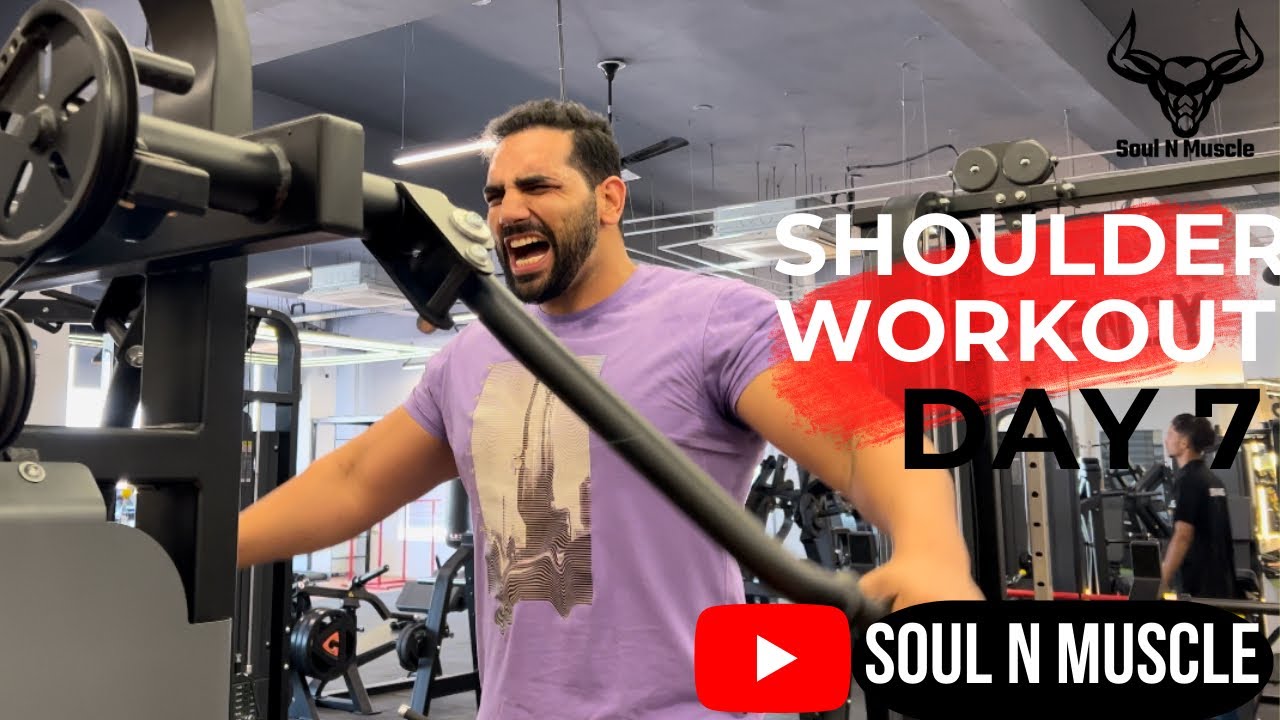 Shoulder workout !! Day 7 Transformation series - YouTube
