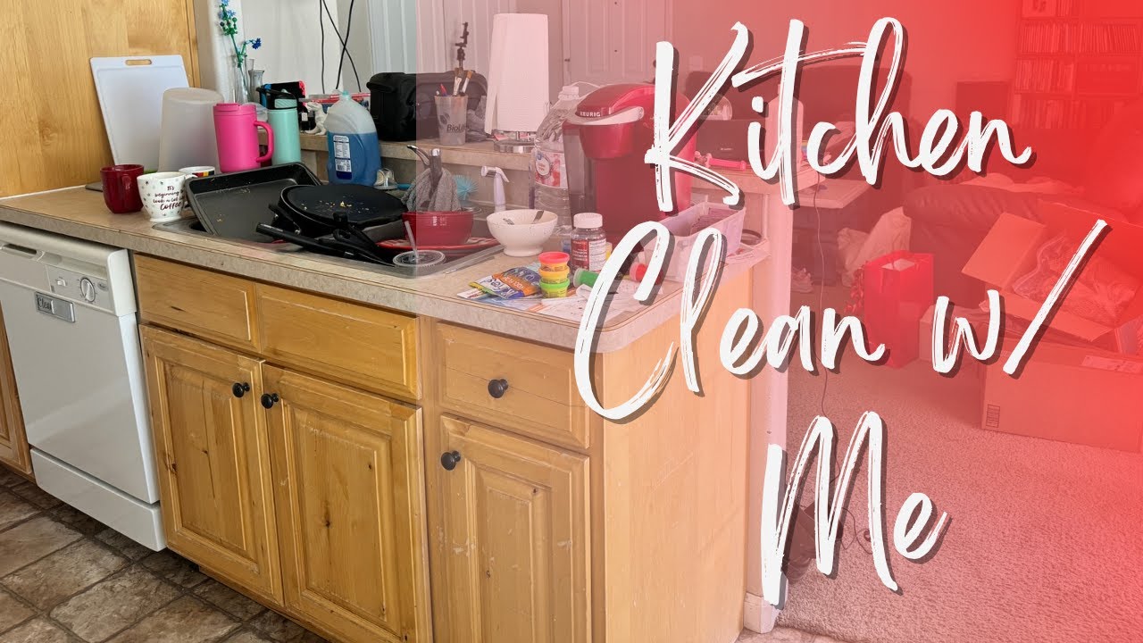 REALLY DIRTY KITCHEN CLEAN with ME | 2 HOURS OF CLEANING | meganitclean ...