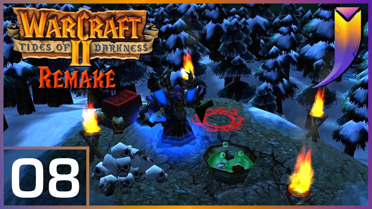 Warcraft 2 Remake: Orcs 08 - The Runestone at Caer Darrow - YouTube