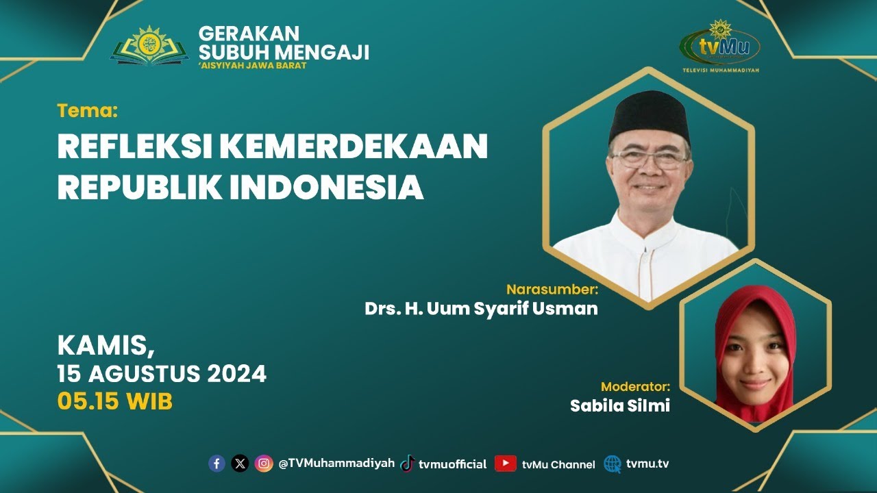 [LIVE] GSM 'AISYIYAH JAWA BARAT | Refleksi Kemerdekaan Republik ...