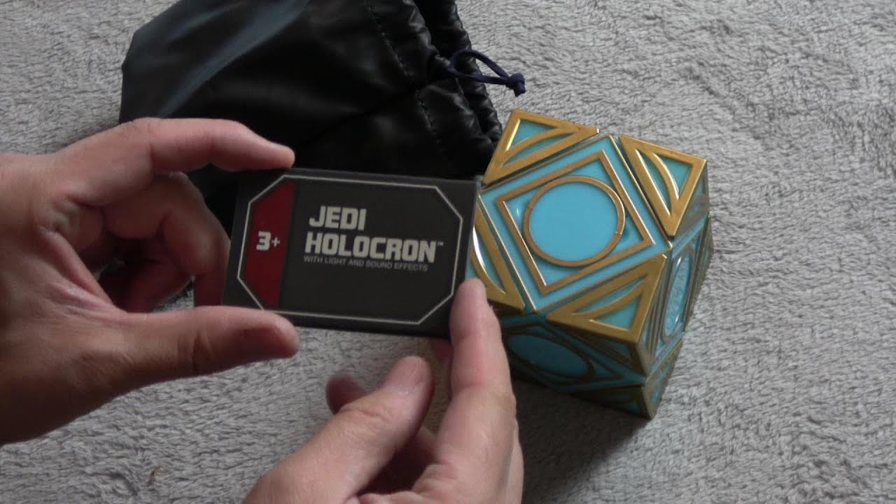 Star Wars Galaxy's Edge Jedi Holocron unboxing [4K] Disney Parks merch ...