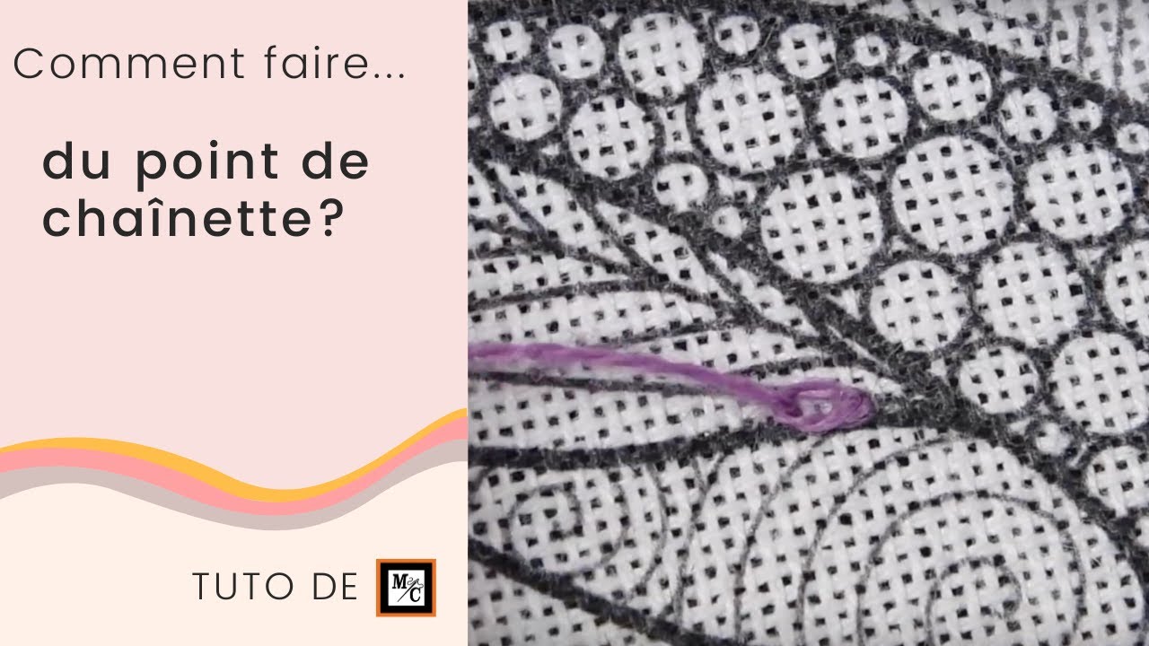 Comment faire du point de chaînette ? - LMC - YouTube