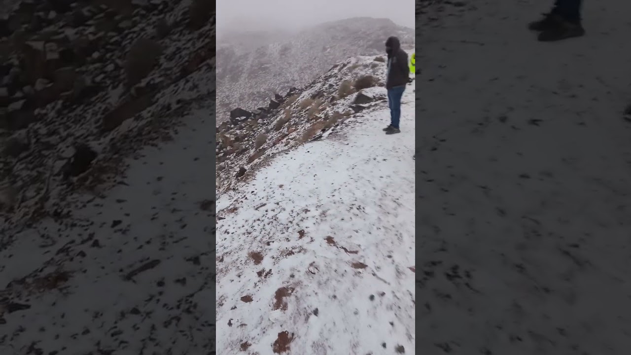 Jabal al loze #saudiarabia #mountains #tabuk #snow #jabal #2023 # ...