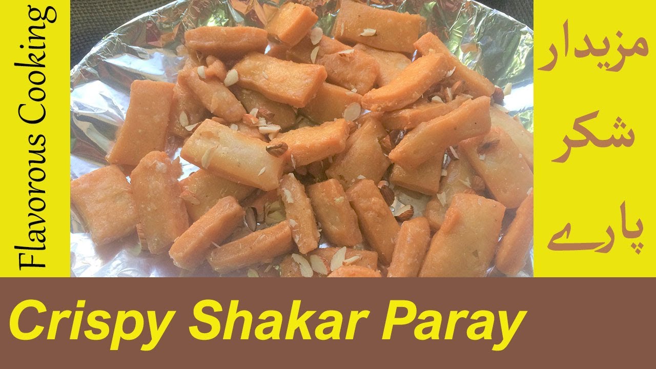 ShakarParay | Crispy Shakarpara Recipe by Flavorous Cooking - YouTube