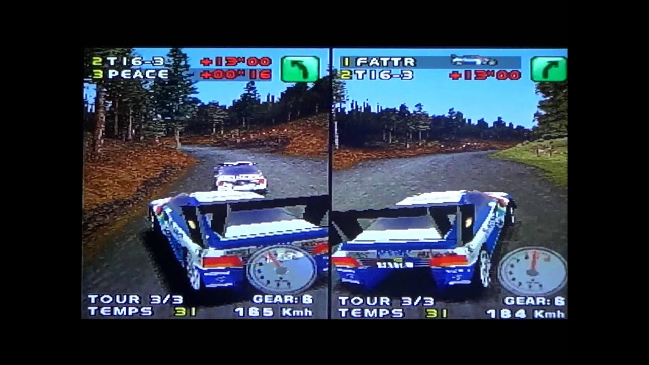 V rally 2 - 1er test (PS1) - YouTube