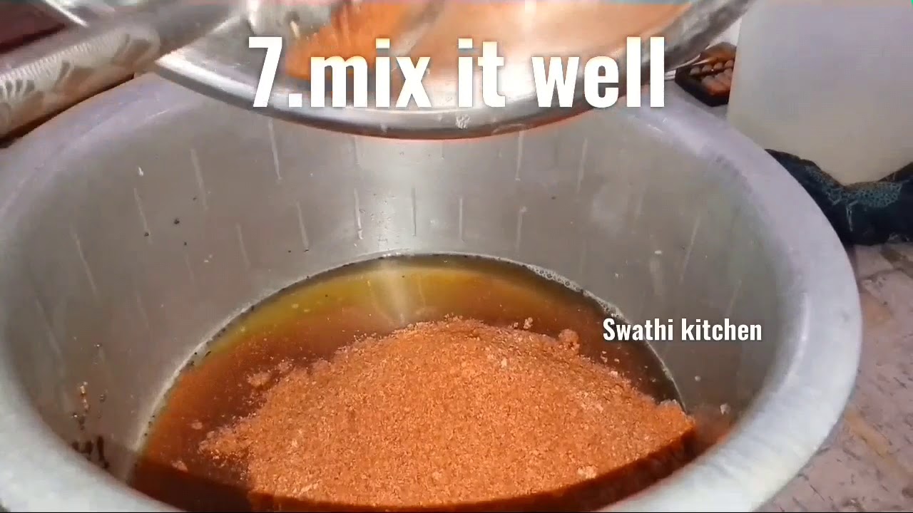 Mango pickle preparation - YouTube