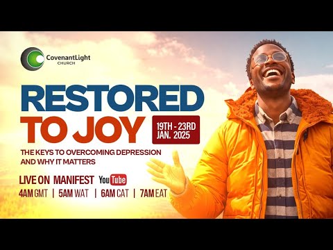 Manifest Thursday || Restored to Joy: The Keys to Overcoming Depression ...