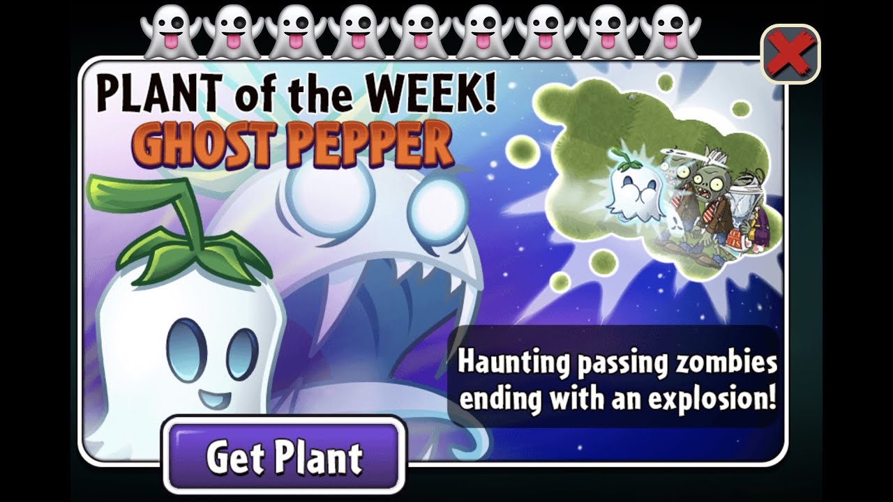 Pvz2 Ghost Peppers Piñata Party 👻 - YouTube
