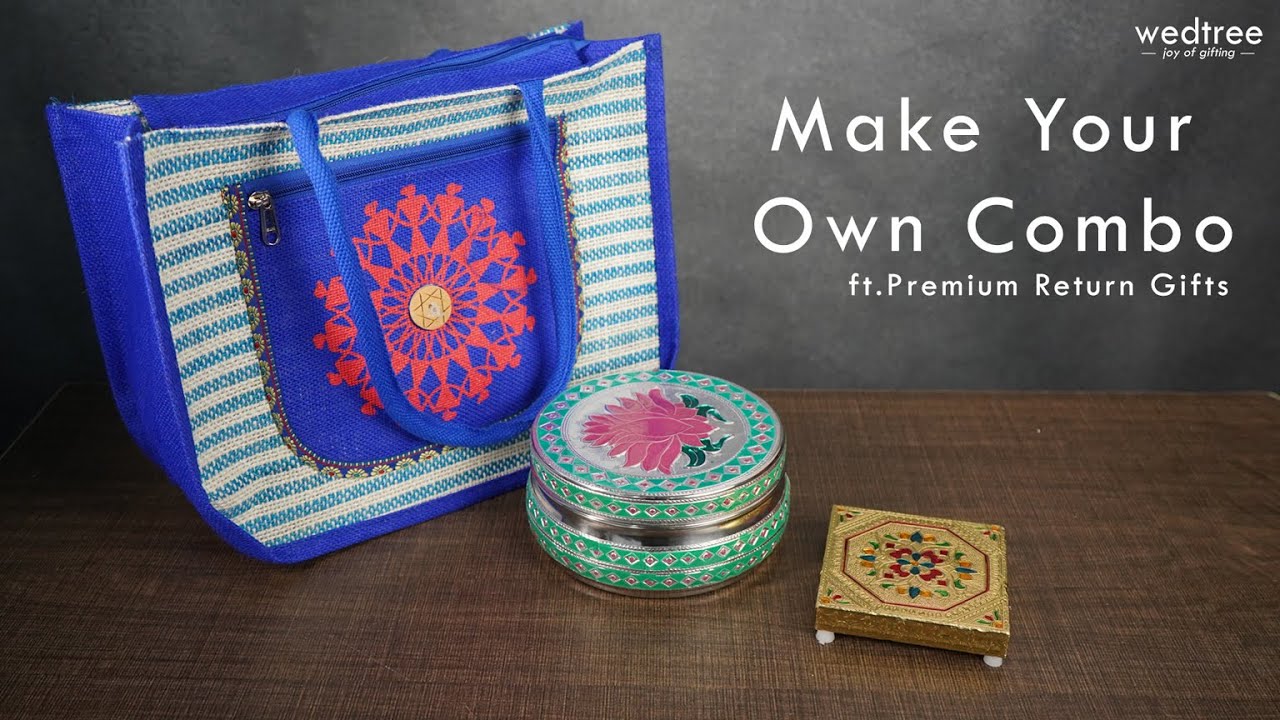 Premium Return Gift Combos by Wedtree - YouTube
