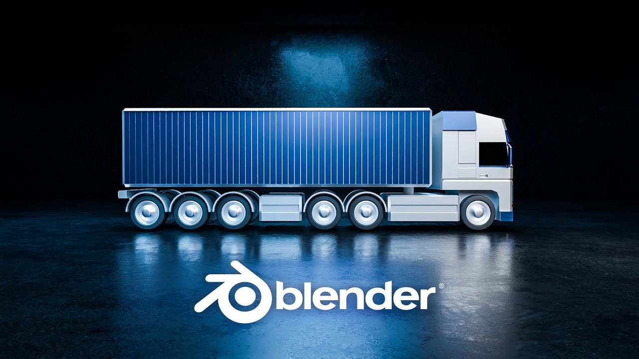 Blender Beginner Tutorial - Truck Modelling - Part 2 - YouTube