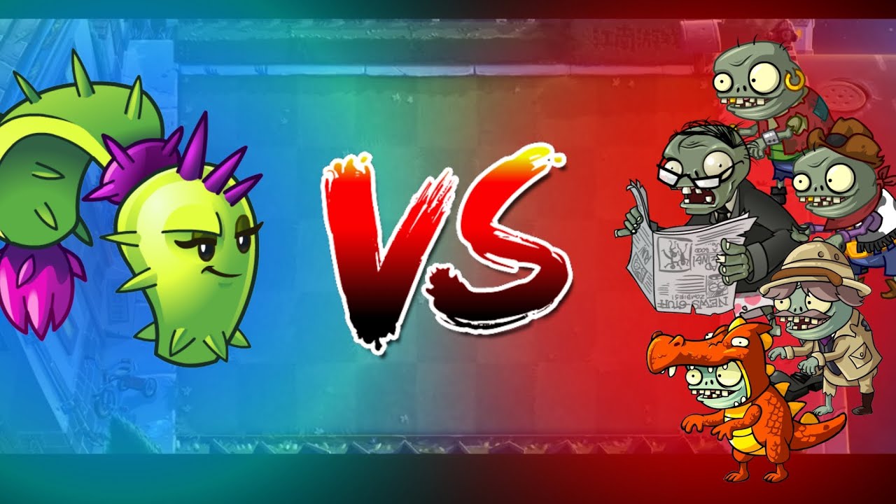 Dusk Lobber vs Newspaper Zombie - Who Will Win? PvZ 2 - YouTube