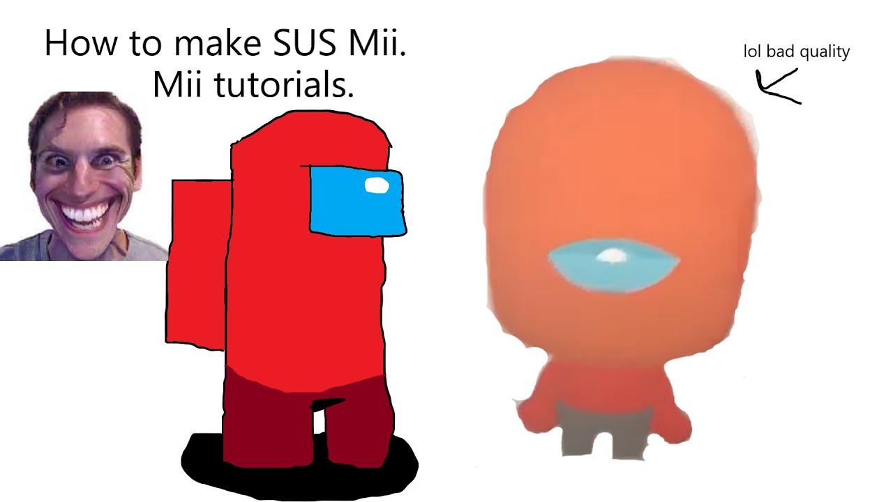 How to make SUS Mii - YouTube