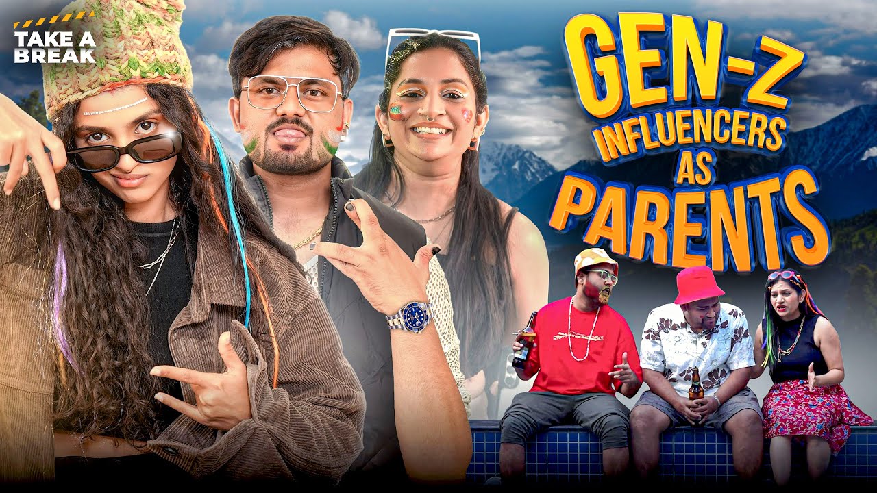 Gen-Z Influencers as Parents | Take A Break - YouTube