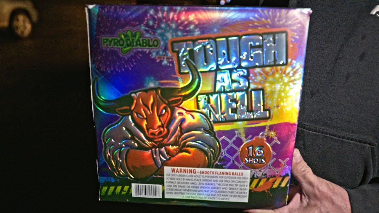 Tough As Hell - Pyro Diablo - 16 Shot 500G Firework - YouTube
