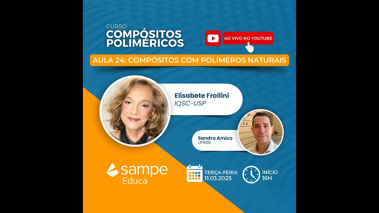 CURSO COMPÓSITOS POLIMÉRICOS #24: COMPÓSITOS COM POLÍMEROS NATURAIS - YouTube
