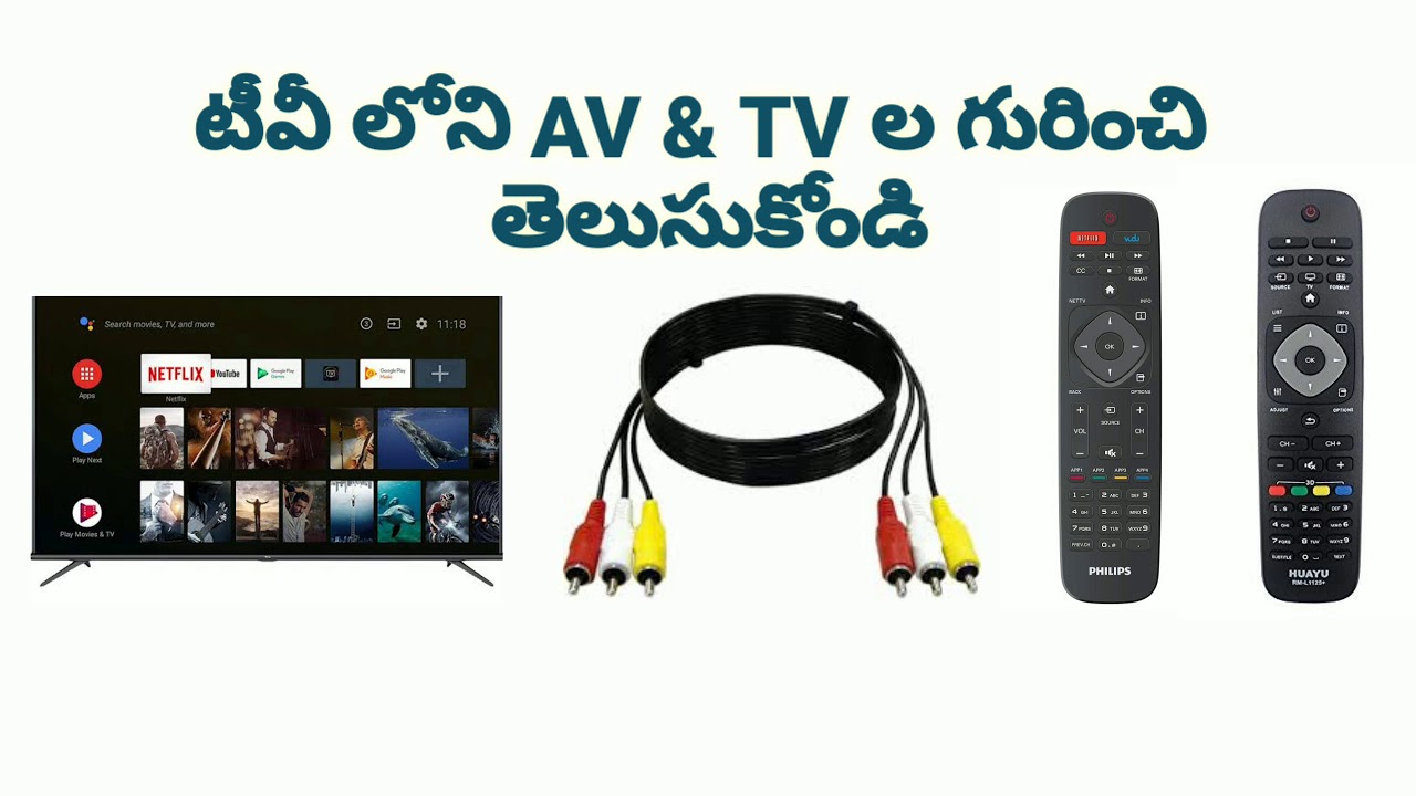 NXT, DIGITAL SETU0 BOX. What is A.V and T.v conncetions in television ...