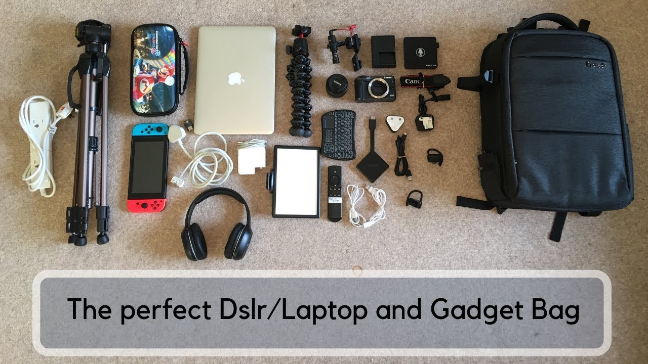 The Perfect Laptop and Gadget Bag ️Inateck DSLR/Gadget BackPack - YouTube