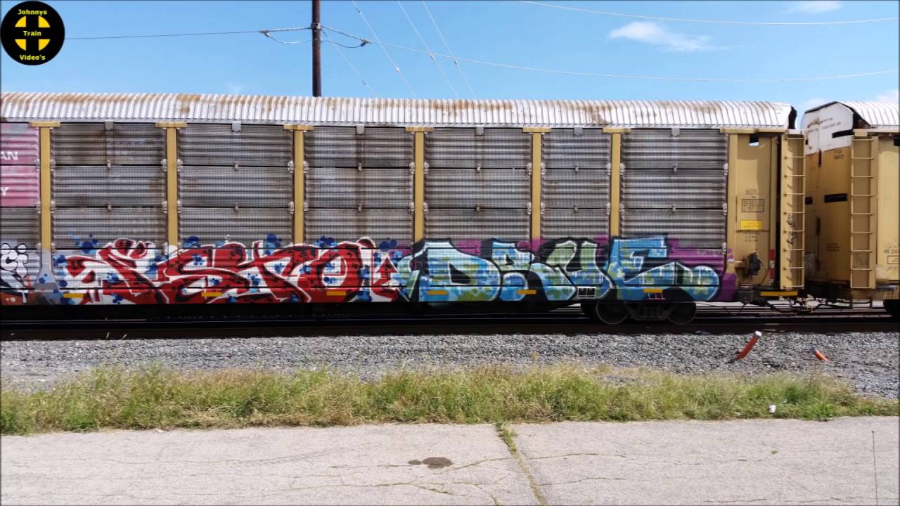 Autorack Graffiti September 2016 - YouTube