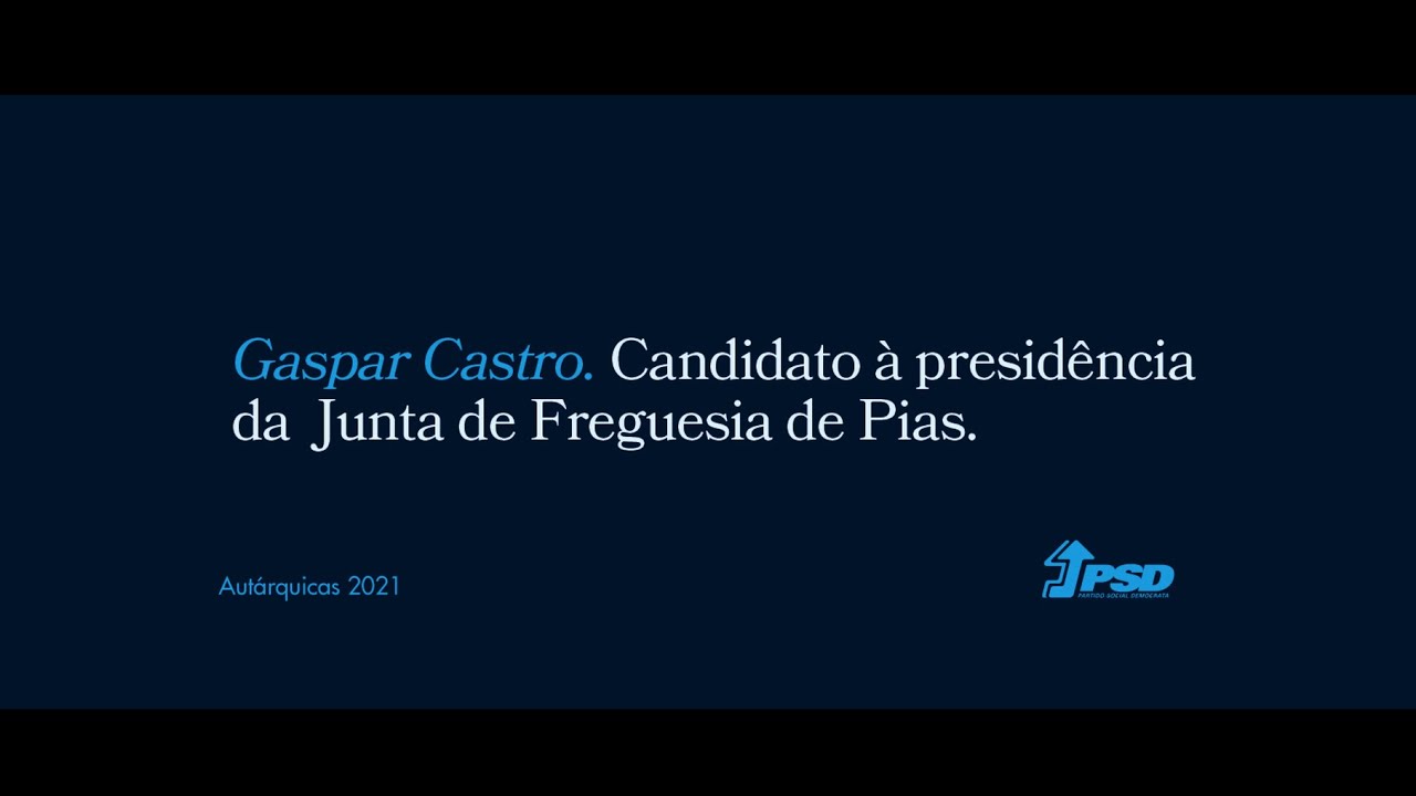 Gaspar Castro | Junta de Freguesia de Pias - YouTube