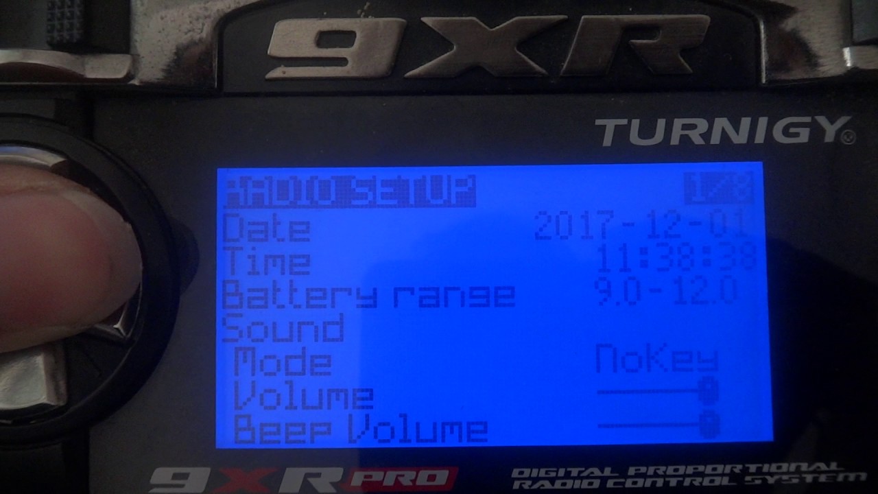 OpenTX on Turnigy 9XR-Pro - YouTube