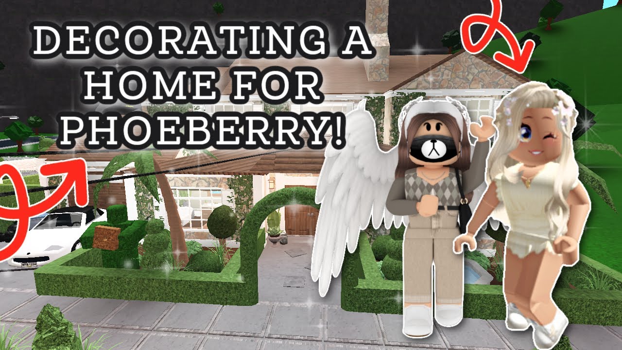 DECORATING a HOME for PHOEBERRY | BLOXBURG ROBLOX | ROBUILDS - YouTube