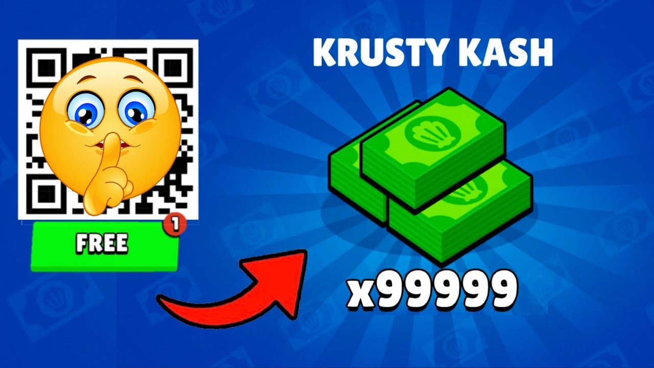 FREE KRUSTY KASH QR CODE! 🎁 POWER MEAL AND MEGA BOX OPEN 😍 BRAWL STARS ...