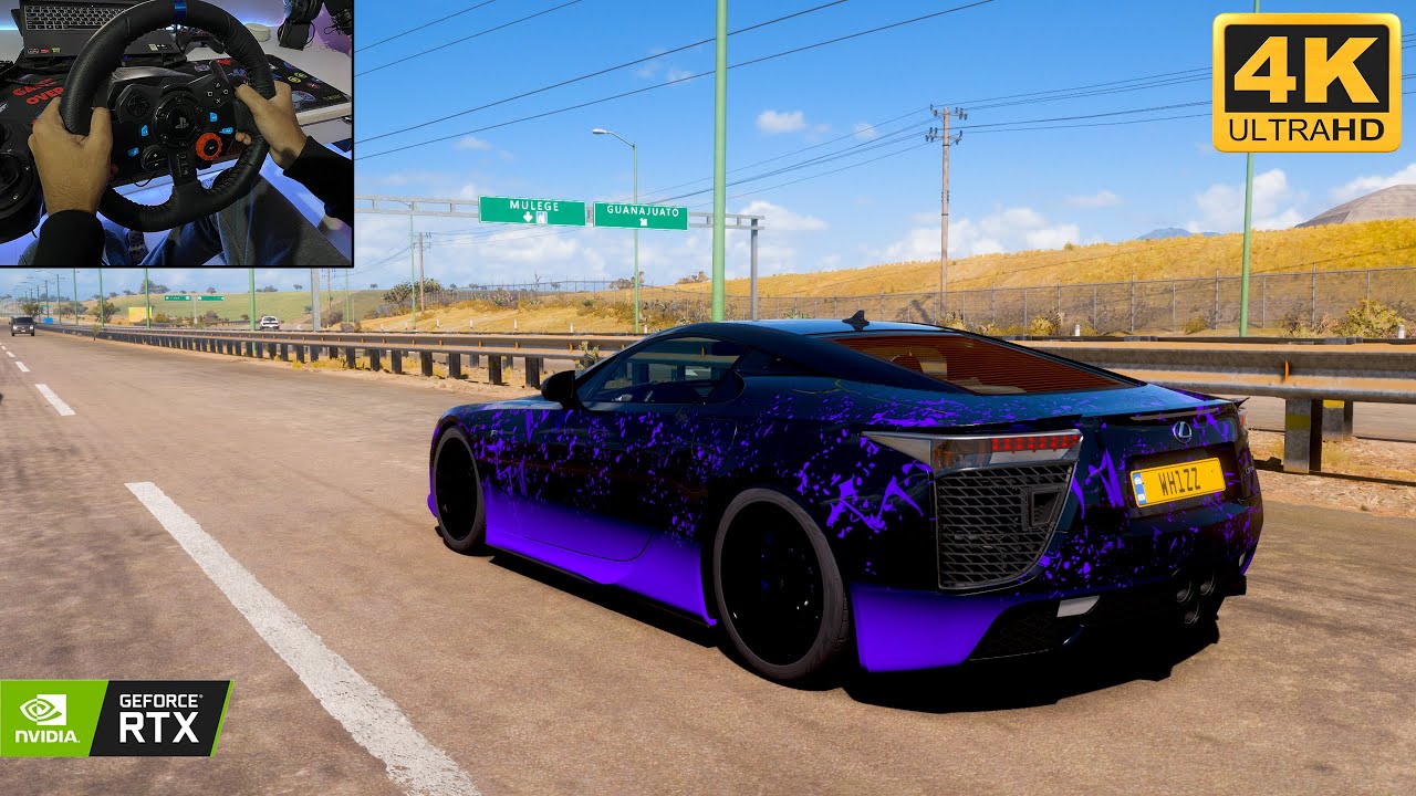 Lexus LFA | Forza Horizon 5 | Logitech G29 Gameplay - RTX 3070 (4K ...
