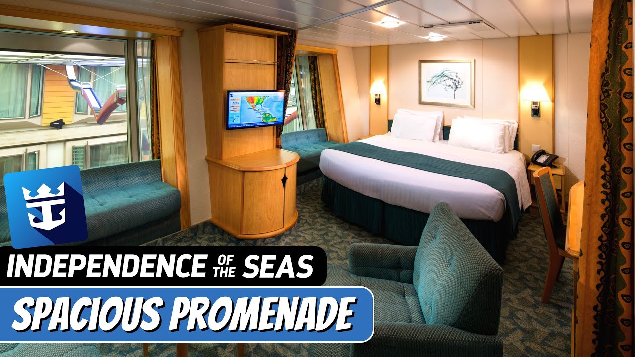 Independence of the Seas | Spacious Promenade View Interior Tour ...