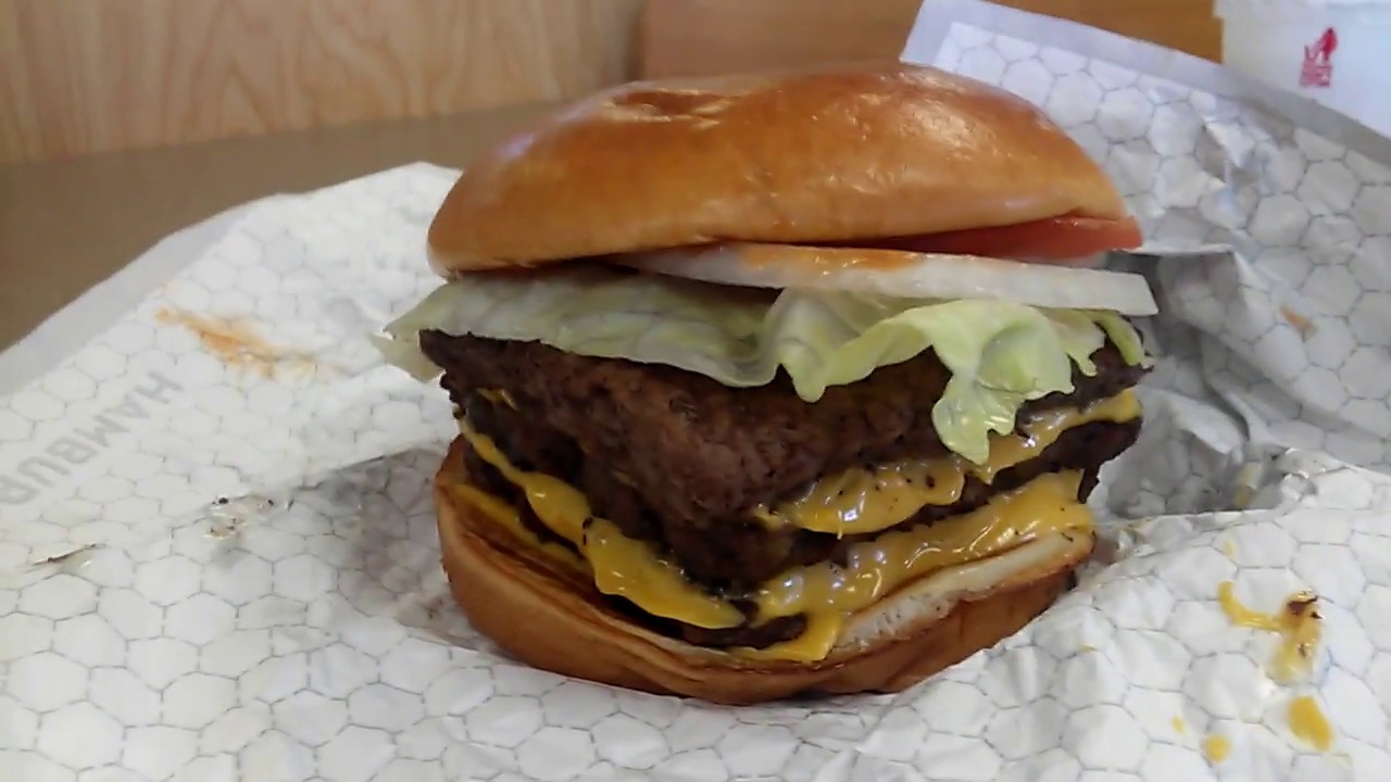 Daves Triple Stack Burger At Wendys - YouTube