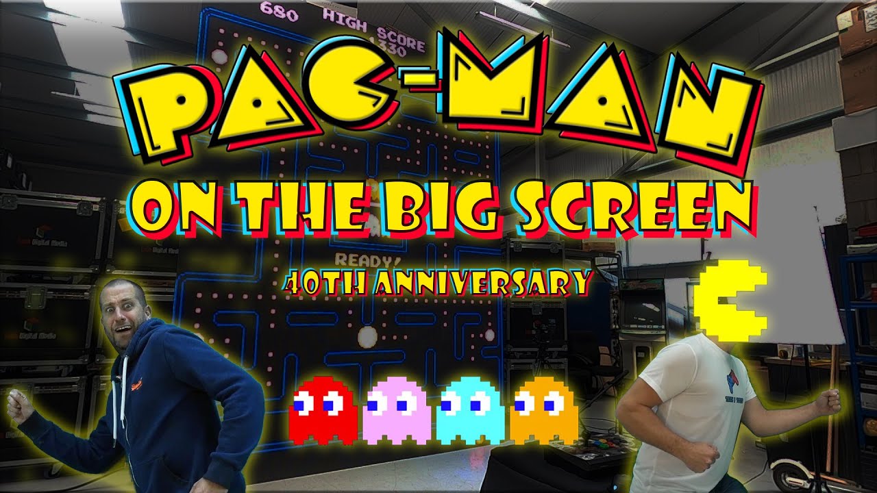 Can We Build The World's Largest Retro Pac-Man Game? - YouTube