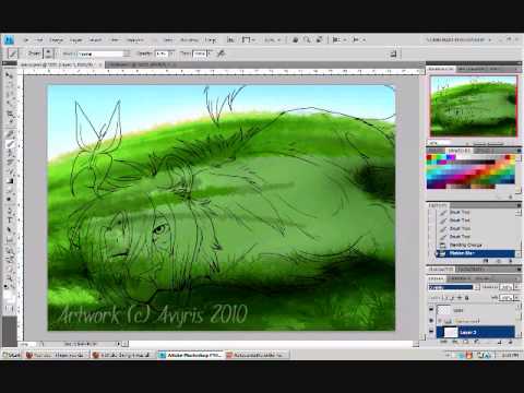 Drawing in Photoshop CS4: Beautiful Things - YouTube
