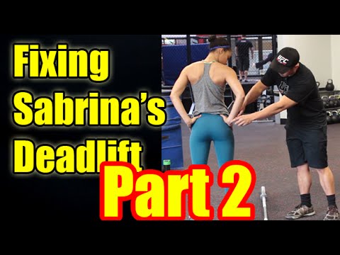 IFBB Pro Breena Martinez Deadlift Fix Part 2 - YouTube