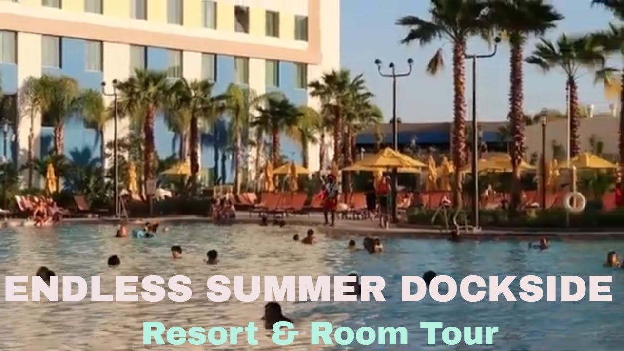 Universal Orlando's Endless Summer Dockside Resort & Room Tour - YouTube