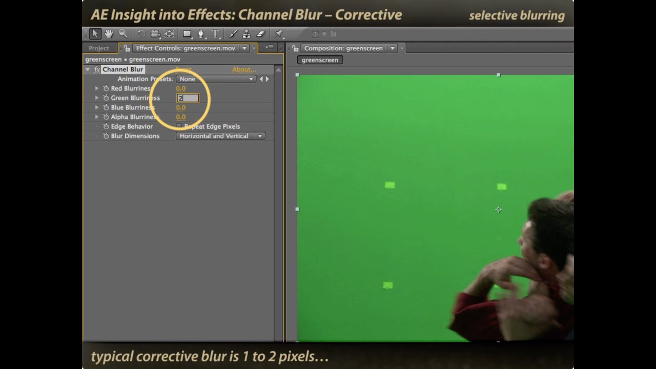 After Effects Classic Course: Channel Blur 2/2 – Corrective - YouTube