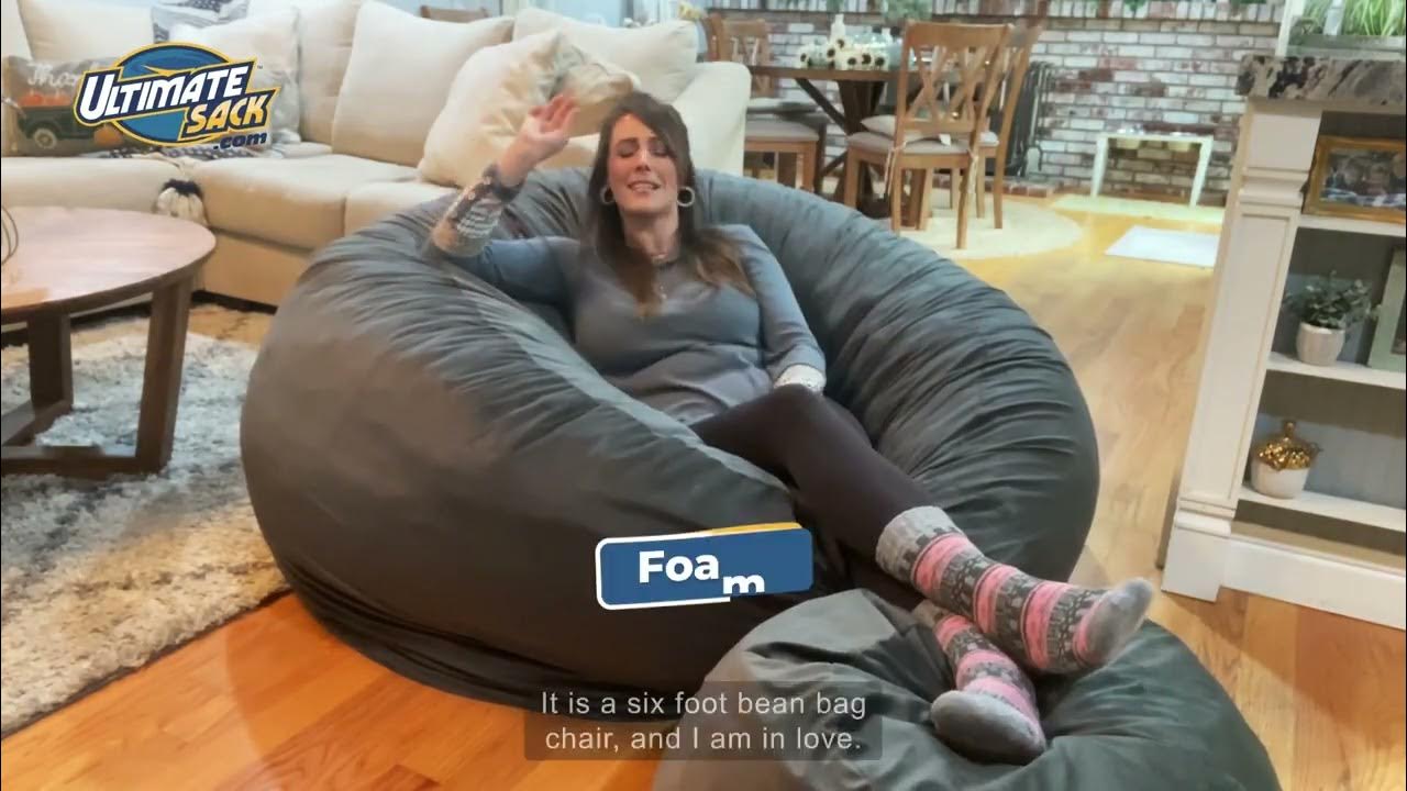 Ultimate Sack 6000 Bean Bag Chair from a Customers perspective. Bean Bag Chair Reviews - YouTube