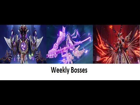 Weekly bosses Scaramouche/Raiden/Signora - Genshin Impact - YouTube