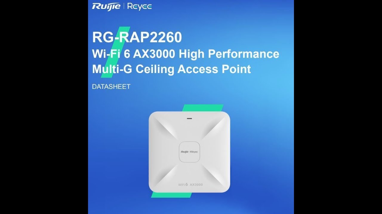 Ruijie. Access Point Wi-Fi 6 de alta performance para teto série RG ...