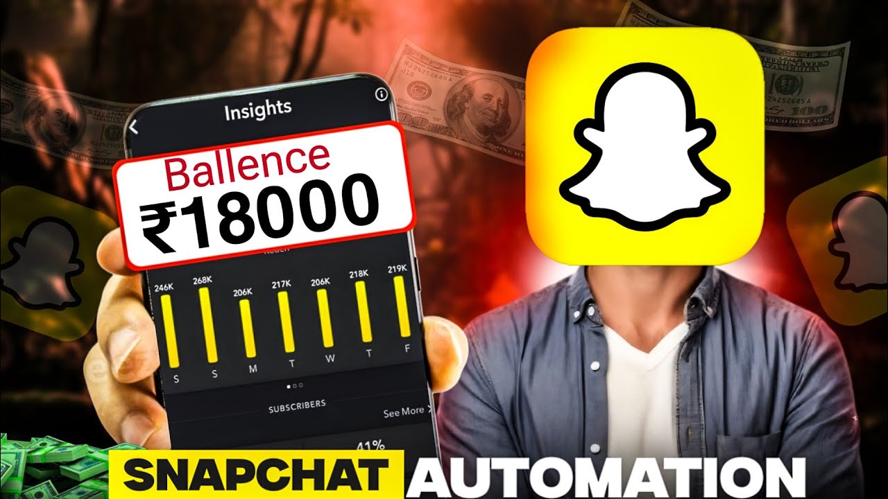 How I Earned ₹50,000 From Snapchat Automation | 100% Working 💲 - YouTube