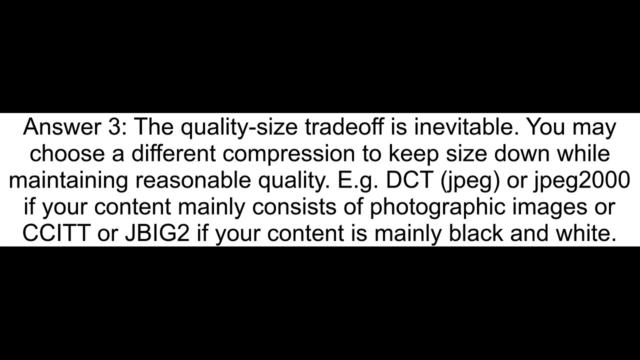 Ghostscript Quality and Size issue - YouTube