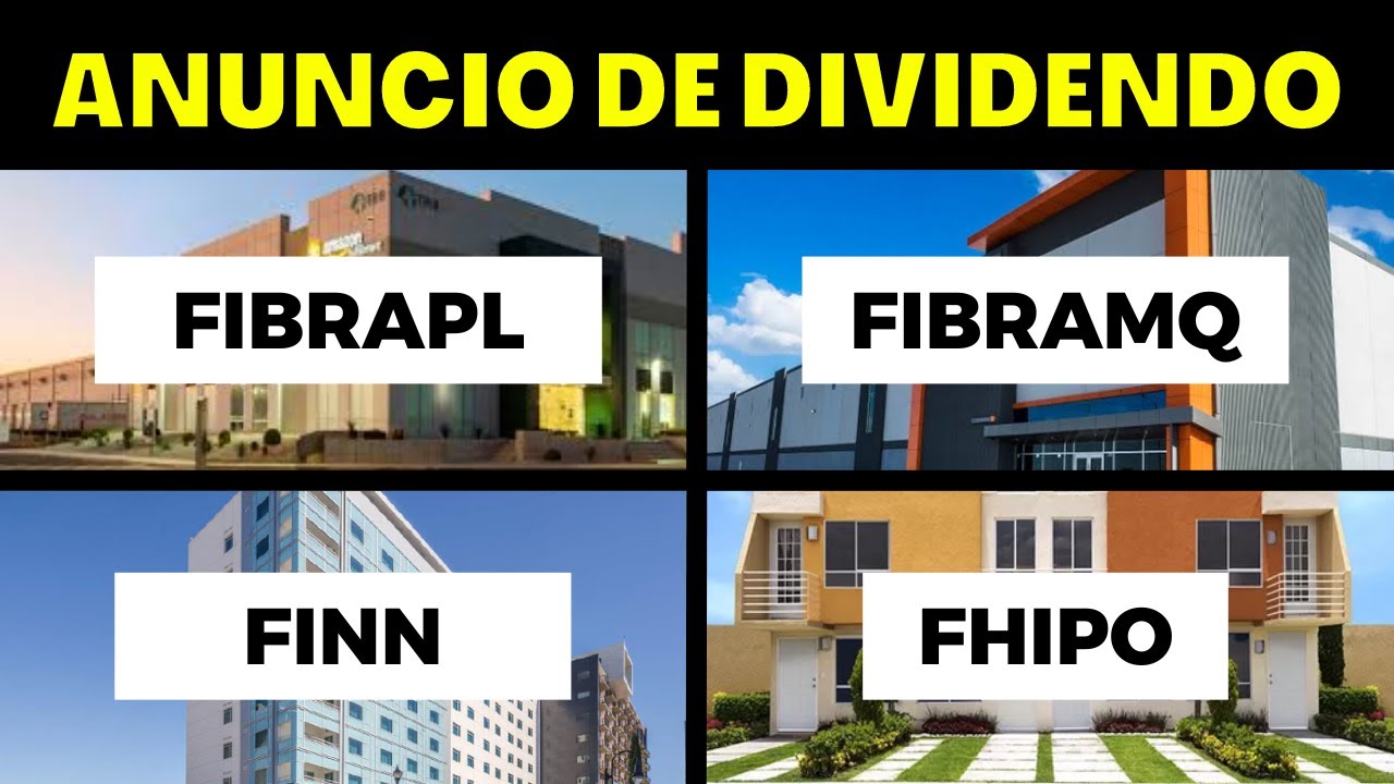 DIVIDENDOS CONFIRMADOS DE FIBRAPL, FIBRAMQ, FINN Y FHIPO! - YouTube