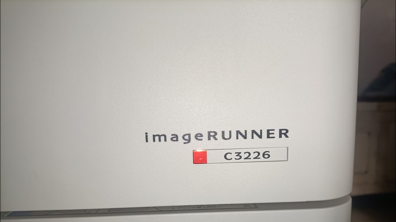 CANON IR C3226 COLOR MACHINE - YouTube