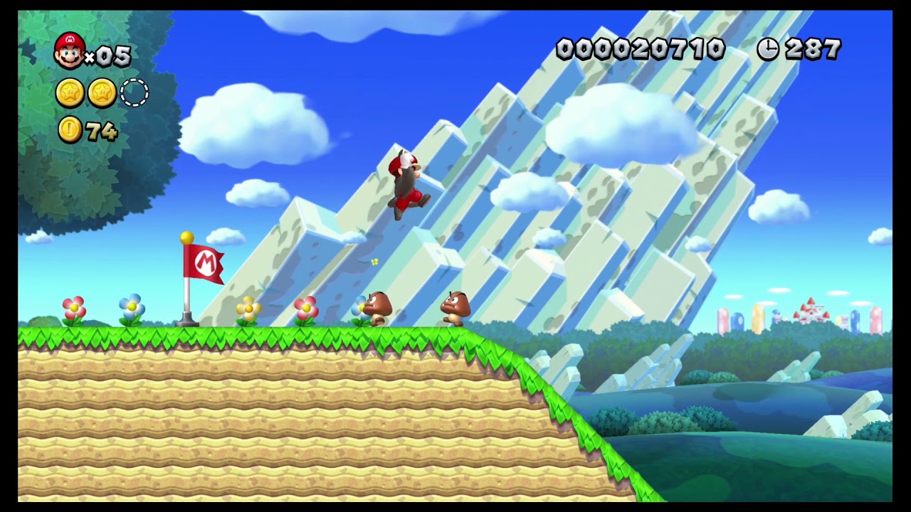 Mario Monday - 3 Star Coins - World 1-1 - YouTube