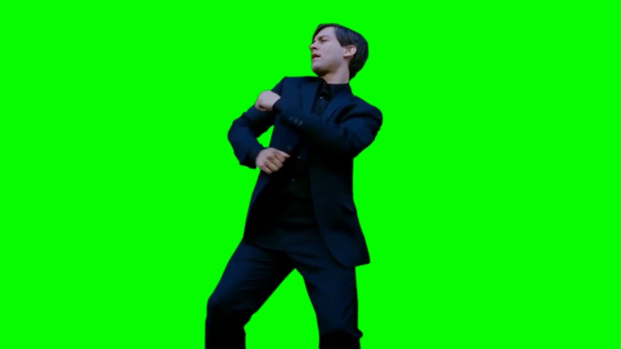 1st EPIC EMO PETER PARKER DANCE GREEN SCREEN by Aldo Jones USE IT FOR ...