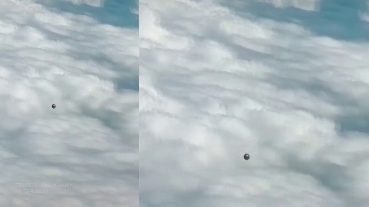 INCREDIBLE FOOTAGE OF A SPHERE FLYING SUPER-FAST PAST AN AIRLINER 1-28 ...