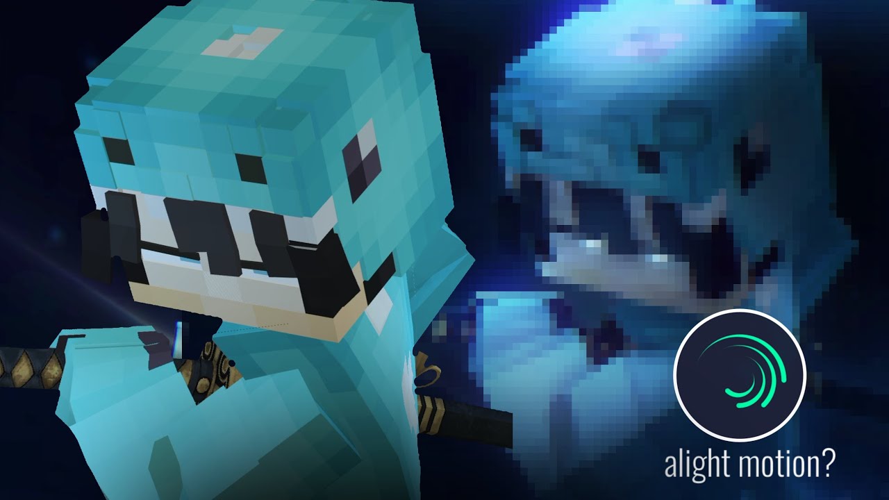bisakah bikin gfx minecraft dengan alight motion? | speedart gfx ...