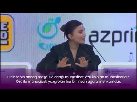 “Qadın Liderləri Zirvəsi”nin spikeri Aynur Xəlilovanın çıxış videosunu təqdim edirik!